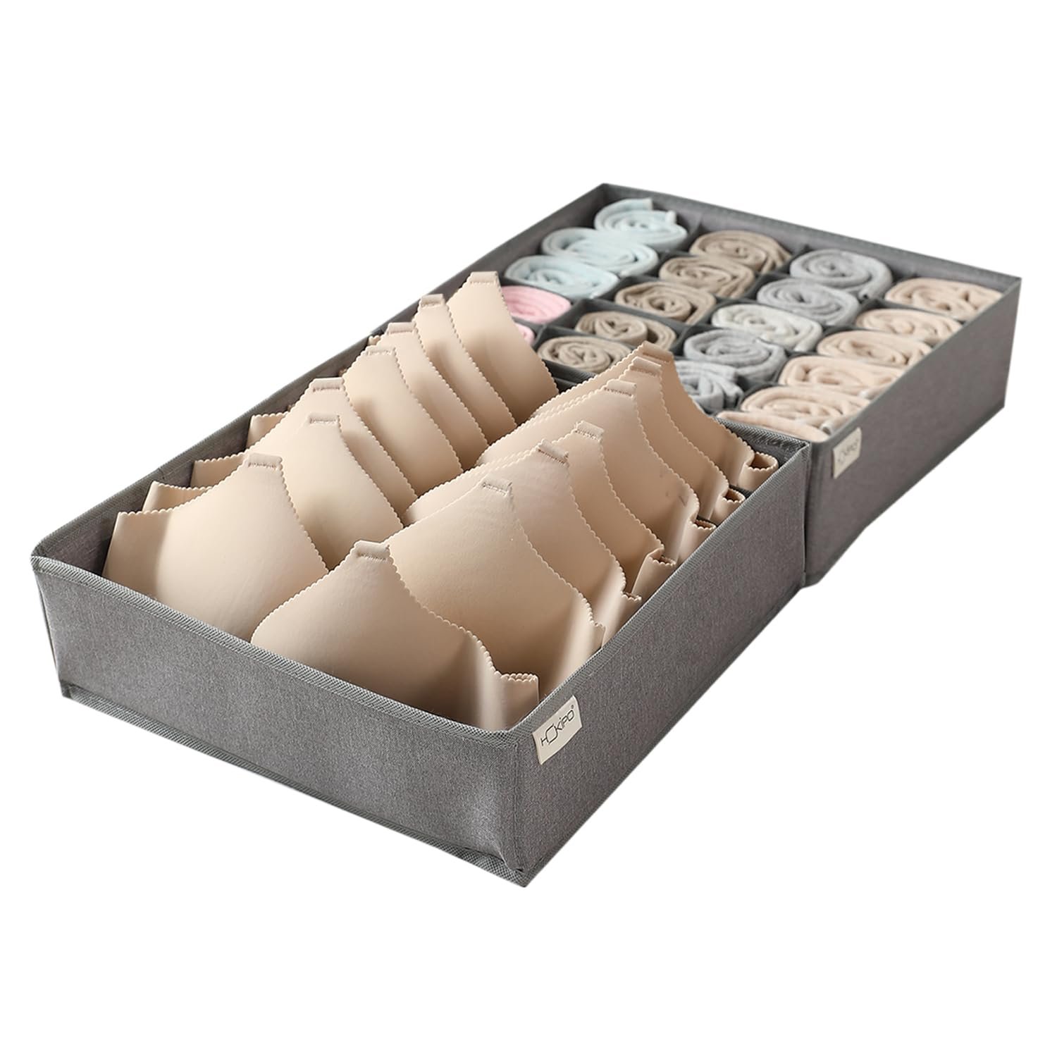 New Premium Undergarment Organizer Storage Box for Drawers Bra Panty ...